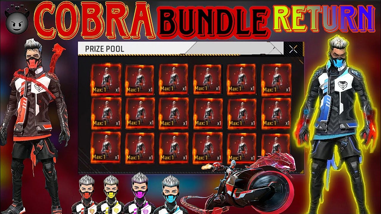 COBRA BUNDLE 🤯 RETURN COBRA TOKEN TOWER EVENT | COBRA BUNDLE SPIN FREE ...