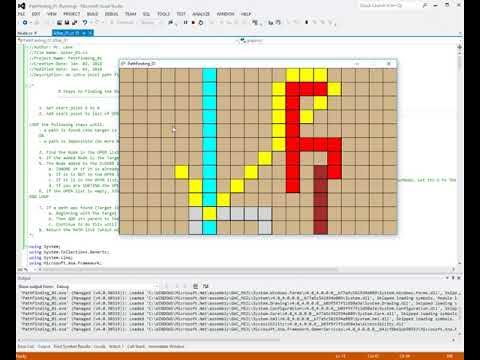 MonoGame - B.11 A* Path Finding XNA Demo (Old) - YouTube