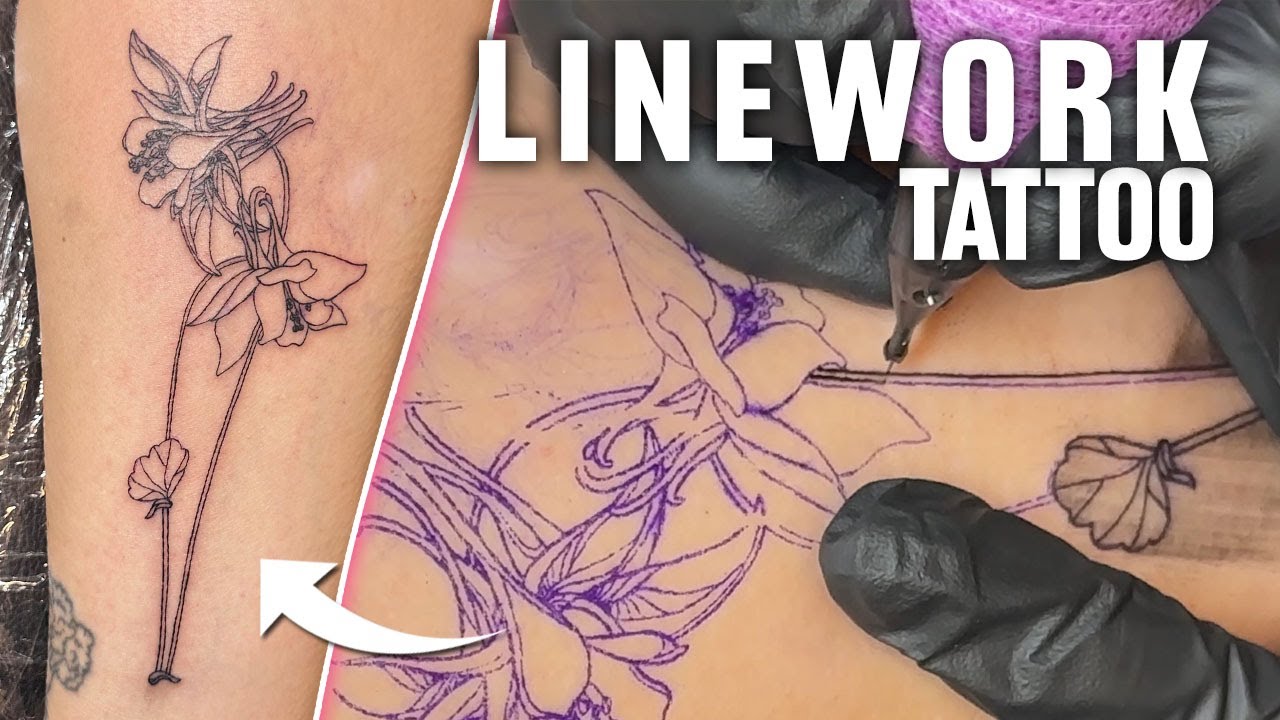 Delicate Linework Tattoo // Sophi Lavie - YouTube