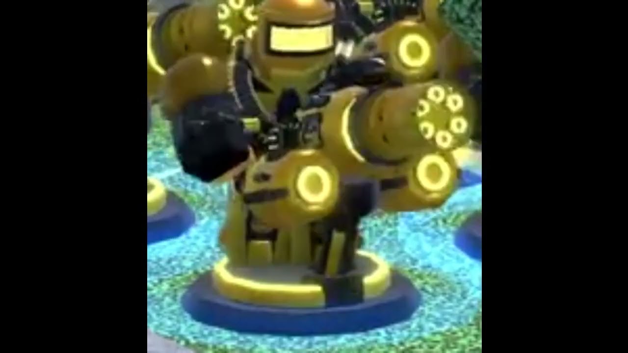 Golden Minigunner dancing for 55 seconds straight | Tower Defense ...