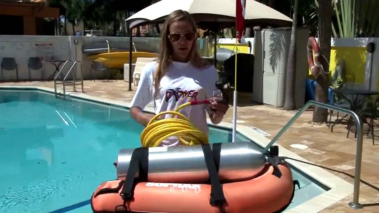 DIXIE DIVERS HOOKAH FLOAT DIVER KIT - YouTube