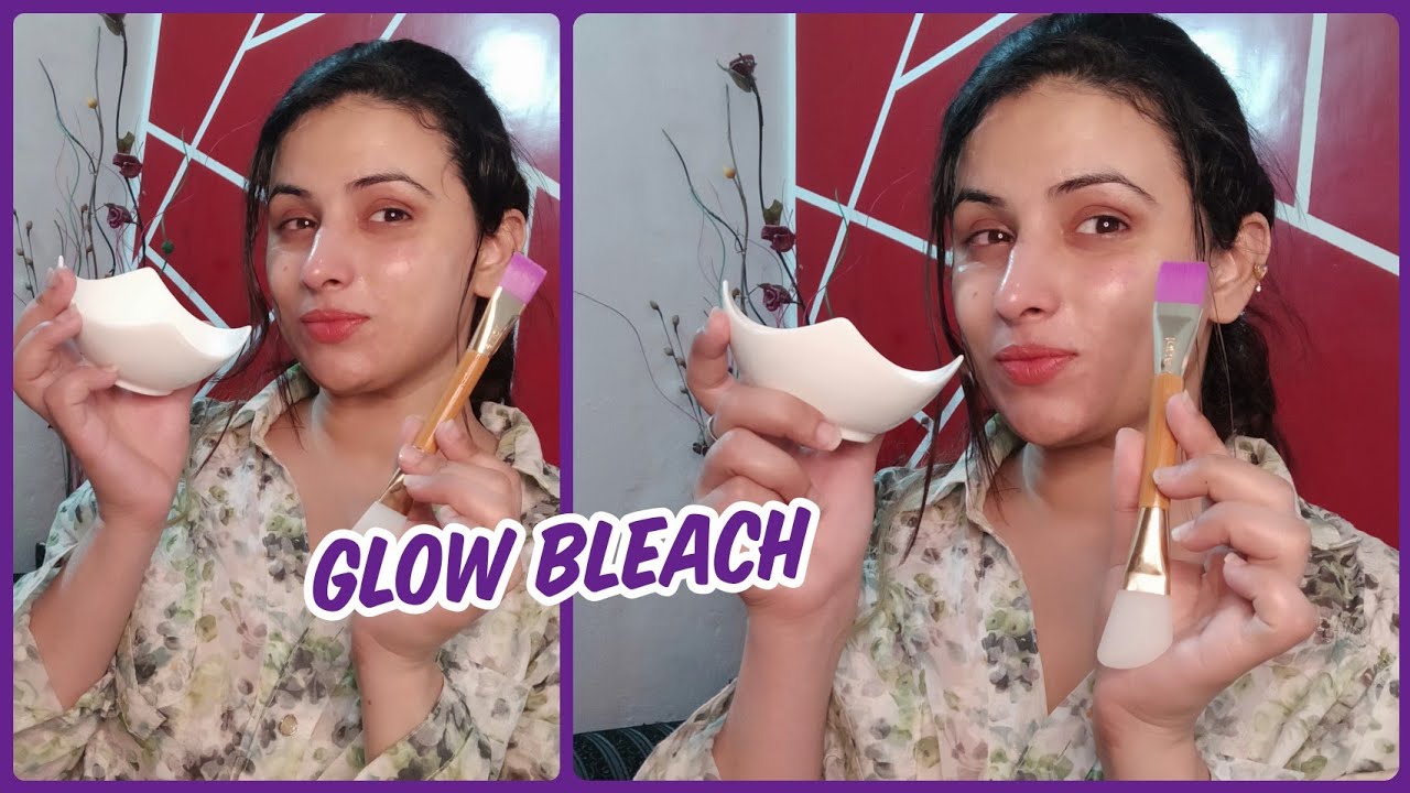 Face Bleach 🌺 at home for perfect glowing skin /saloon secret - YouTube