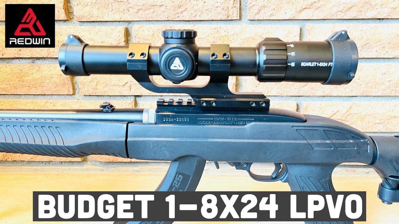 Red Win Scarlet Budget 1-8x24 LPVO AR-15 Rifle Scope - YouTube