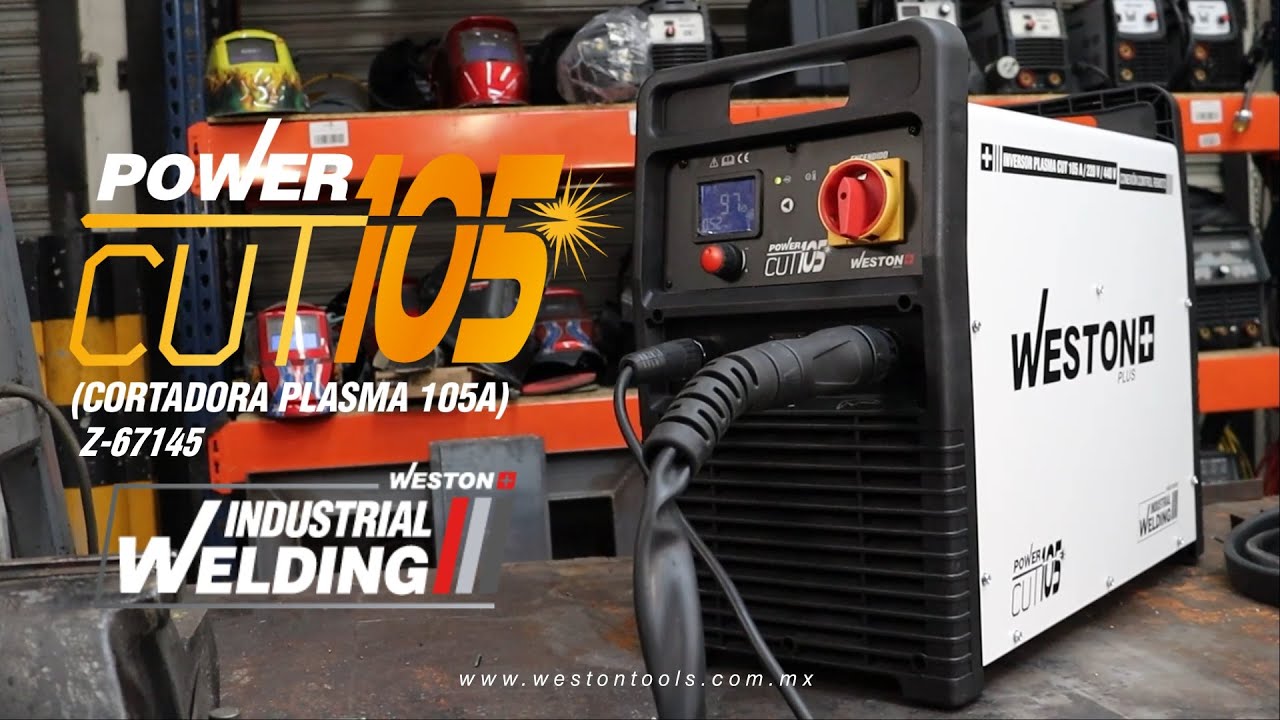 POWER CUT 105 WESTON PLUS Cortadora plasma 105A - YouTube