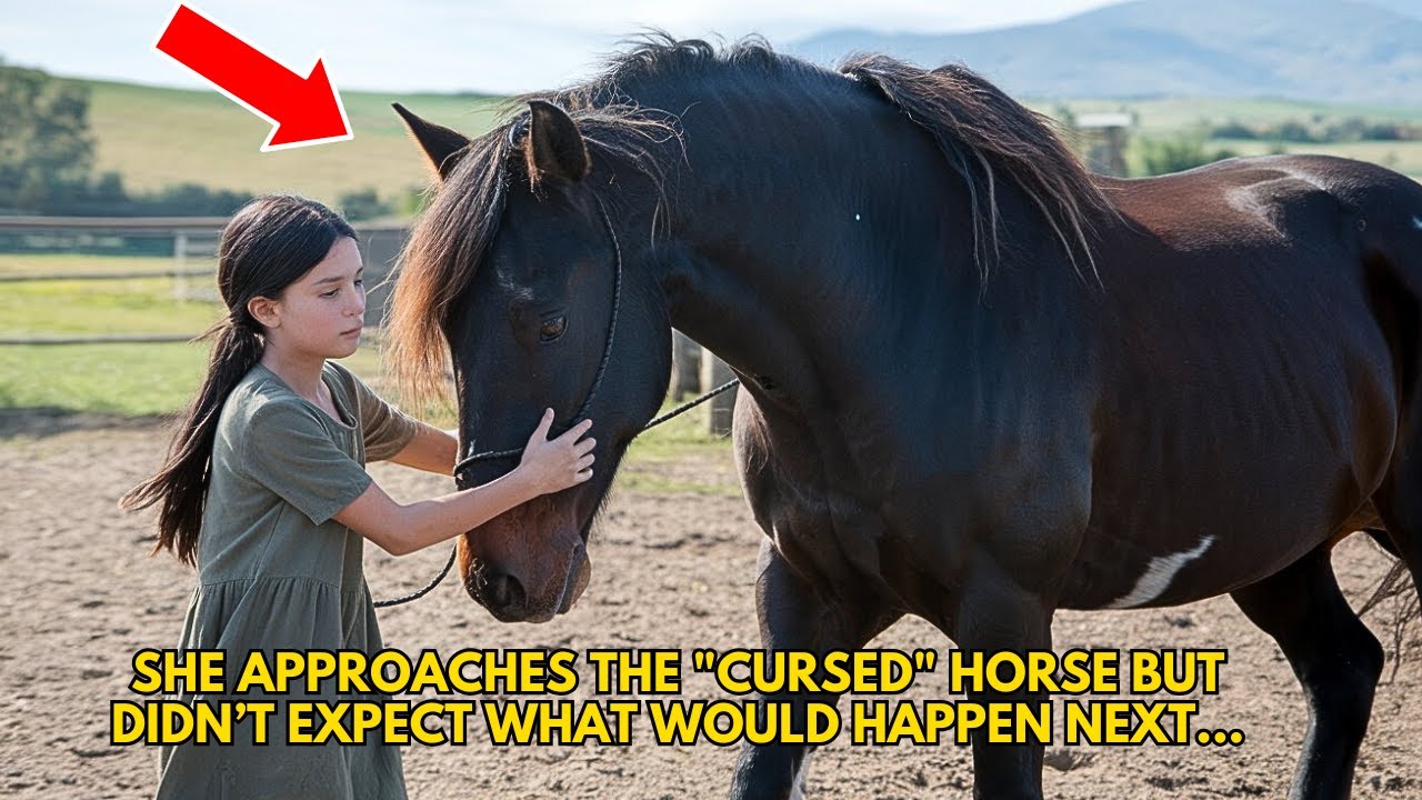 A 10-year-old girl approaches a "cursed" horse, and what she discovers ...
