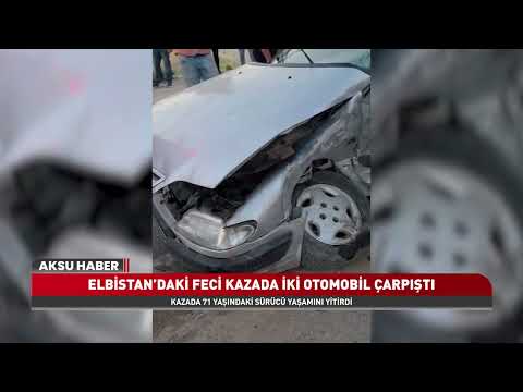 Elbistan'da Feci Trafik Kazası! 71 Yaşındaki Sürücü Hayatını Kaybetti