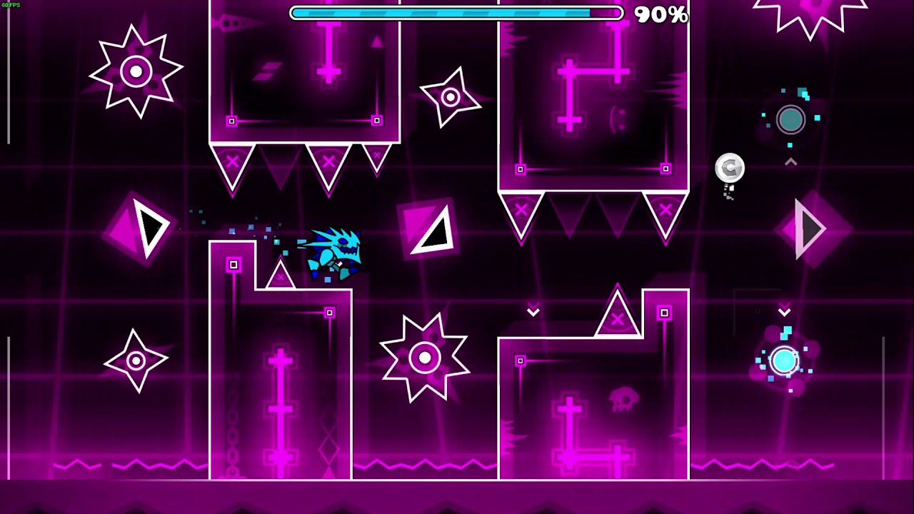 Default Wave (medium demon) by BUNCH | Geometry Dash - YouTube