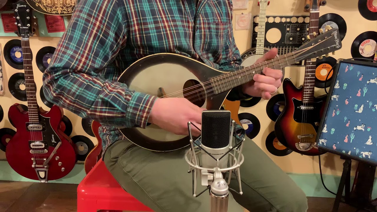 1930s Regal-made BlueBird flatback mandolin - YouTube