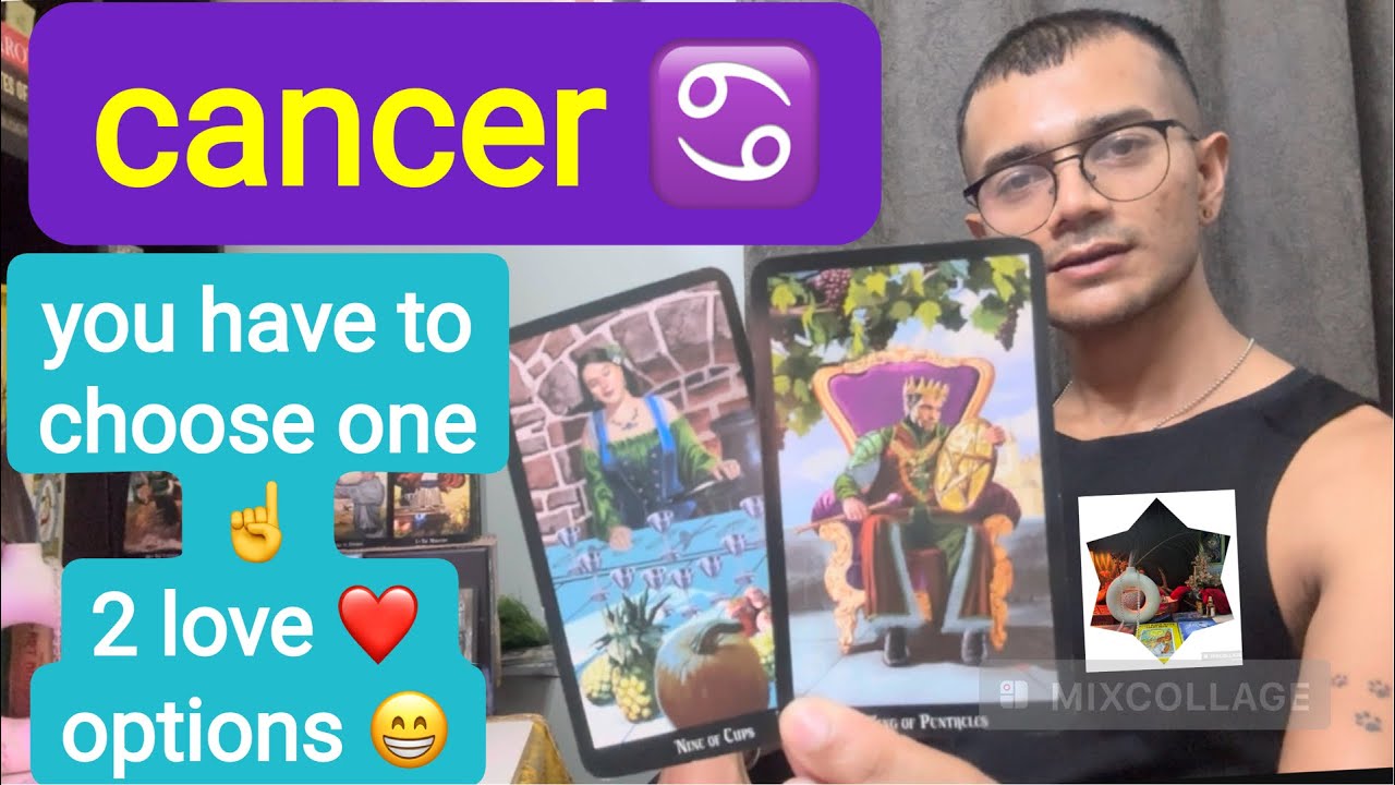 Cancer ♋️| you have 2 love ️ options now 😃 love tarot reading - YouTube