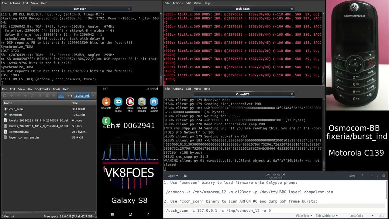 Osmocom-BB Burst_Ind On A Motorola C139: Sniffing Cellular Data By Extracting And Dumping GSM ...