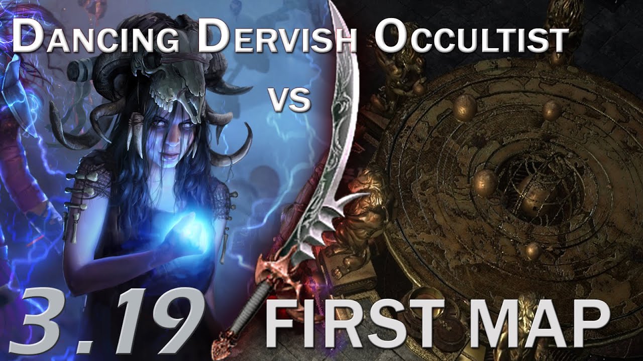 Path of Exile [3.19] Dancing Dervish Occultist vs. 1st Map - YouTube