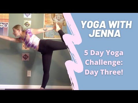 5 Day Yoga Challenge: Day Three l Yoga with Jenna l 35 Minutes