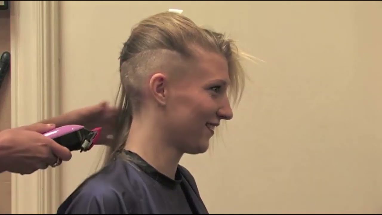 Alexandra 2 - Pt 2: Long Blonde Hair Chopped Off! (TA77.net Mini) - YouTube