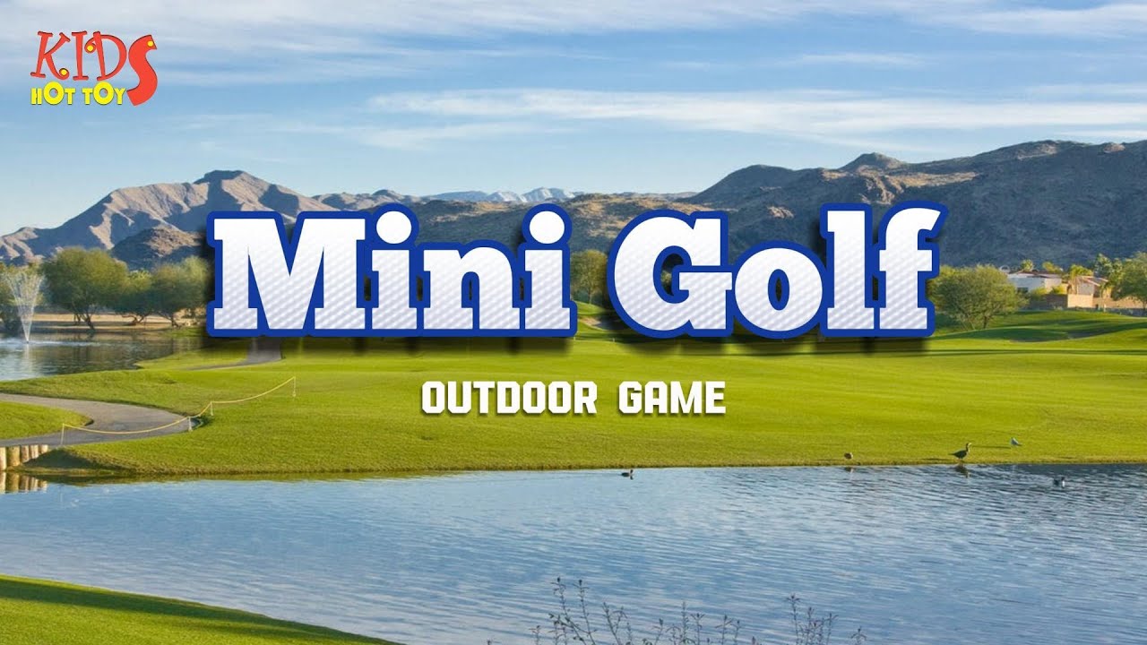 Mini Golf Outdoor Game Kit - All toys from Kids Hot Toys - YouTube