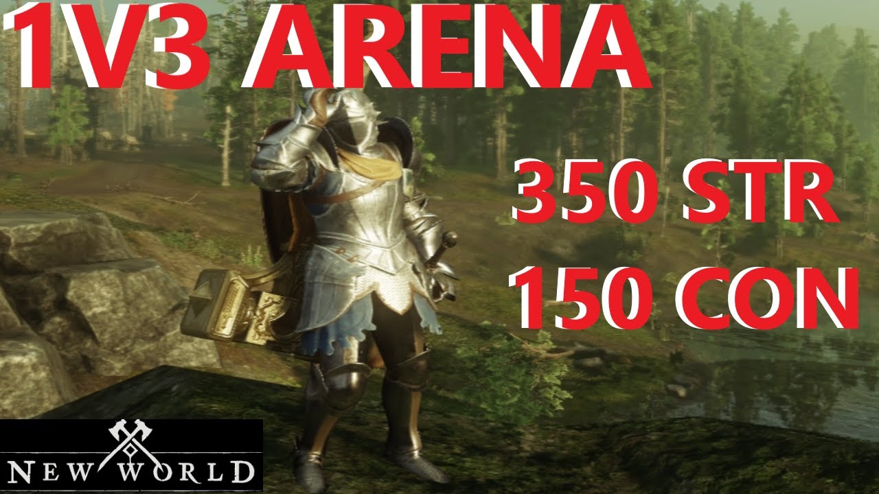New World 1V3 Arena 350 str 150 con - YouTube