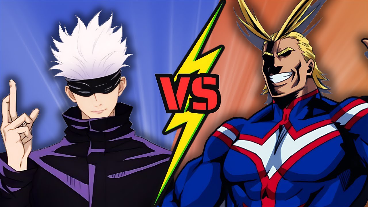 Satoru Gojo vs All Might Full Fight | The Anime Heroes Fight - YouTube