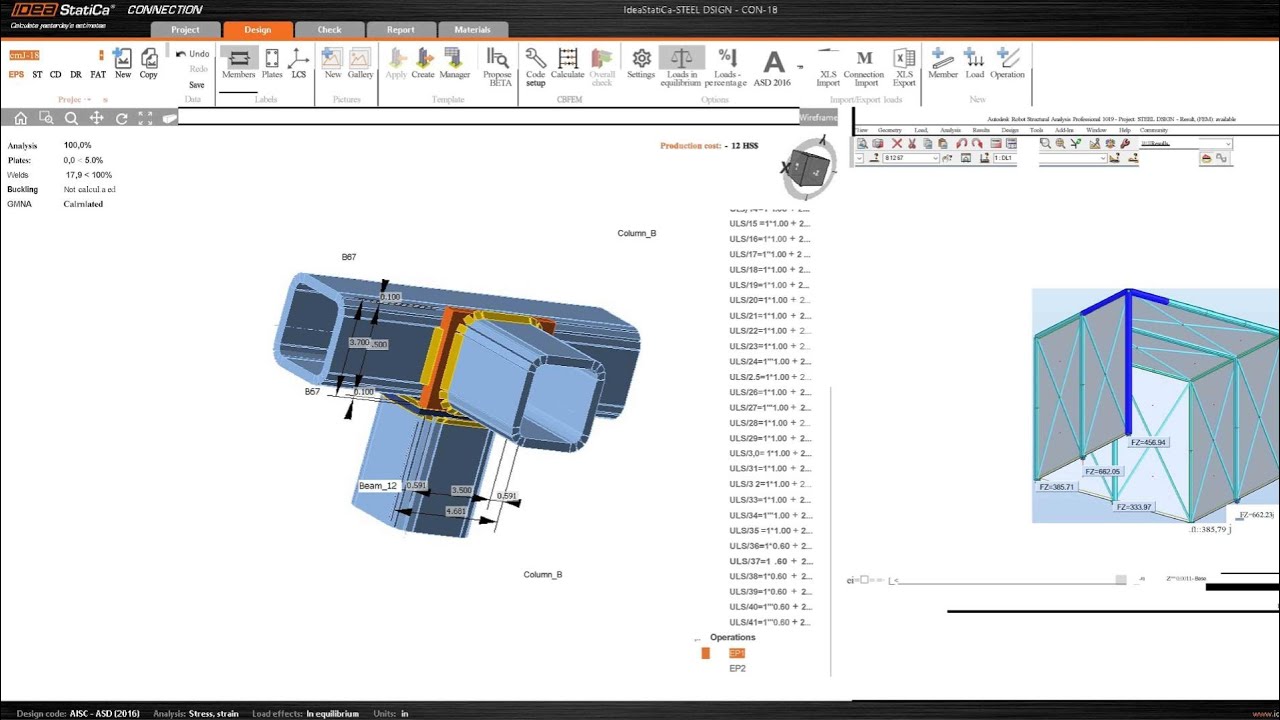 Export Connections from Robot Structural Analysis to Idea Statica for ...