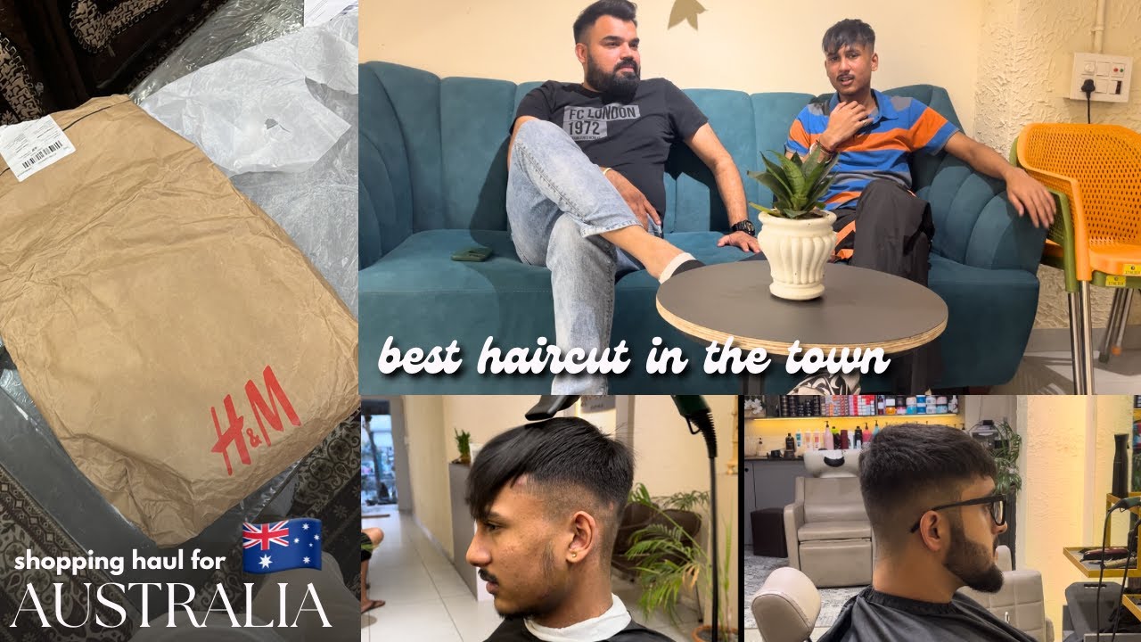Shopping Haul for Australia 🇦🇺 | Getting Haircut Done at The Best Salon ...