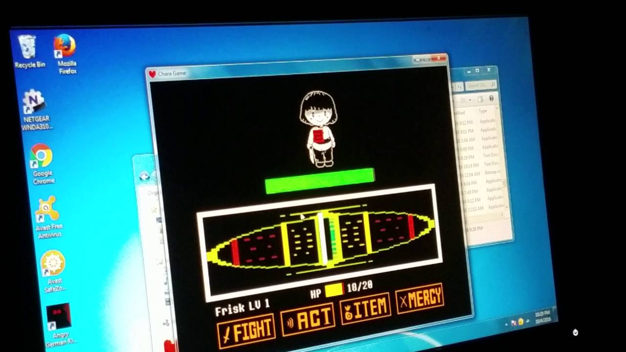 Chara Game.Exe #2 | Name: Frisk - YouTube
