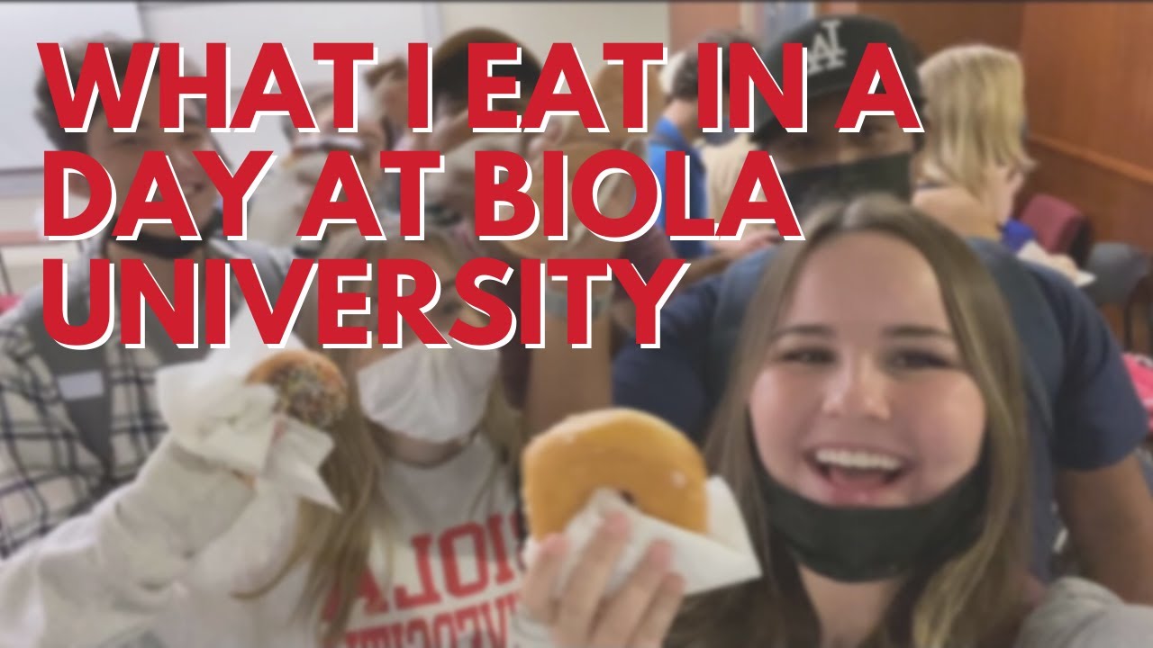 What I Eat in a Day at Biola University | Becoming Biola - YouTube