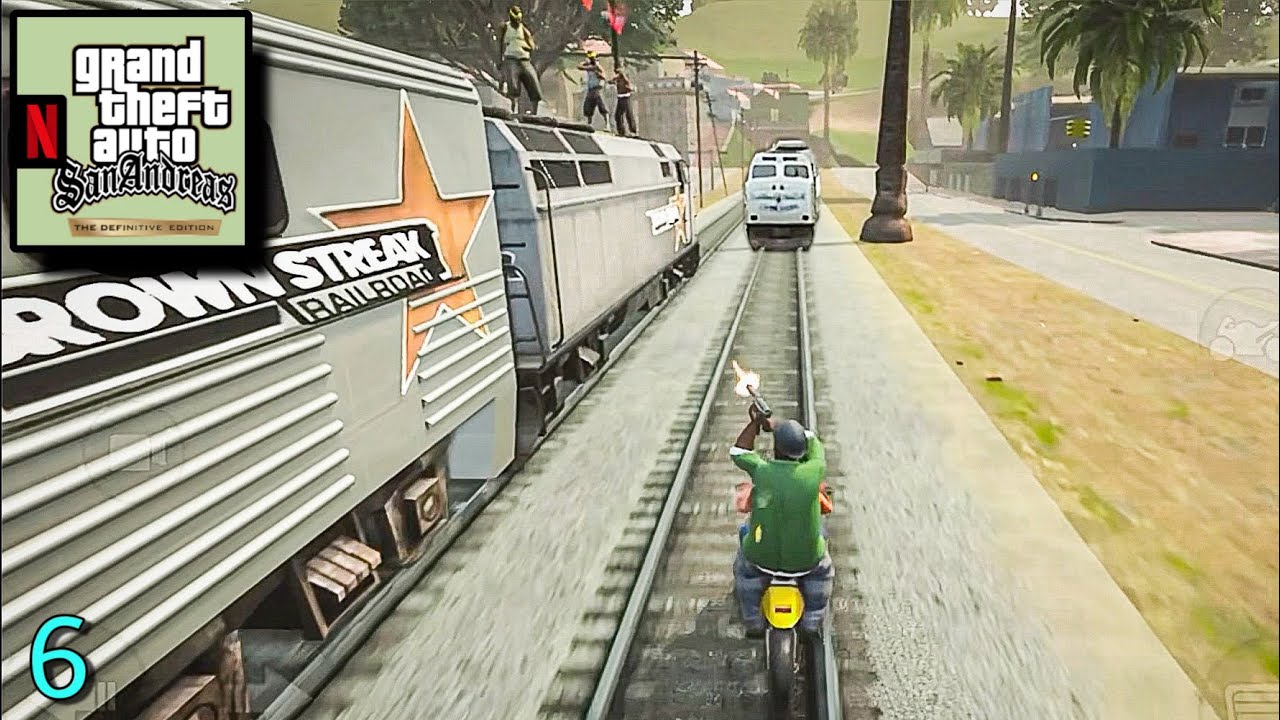 Chase Down VAGOS GANG Members on Train in GTA San Andreas Netflix ...