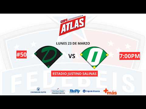 Darien vs Oeste, juego 50 del Campeonato Nacional de Beisbol Mayor, Copa Atlas 2026.