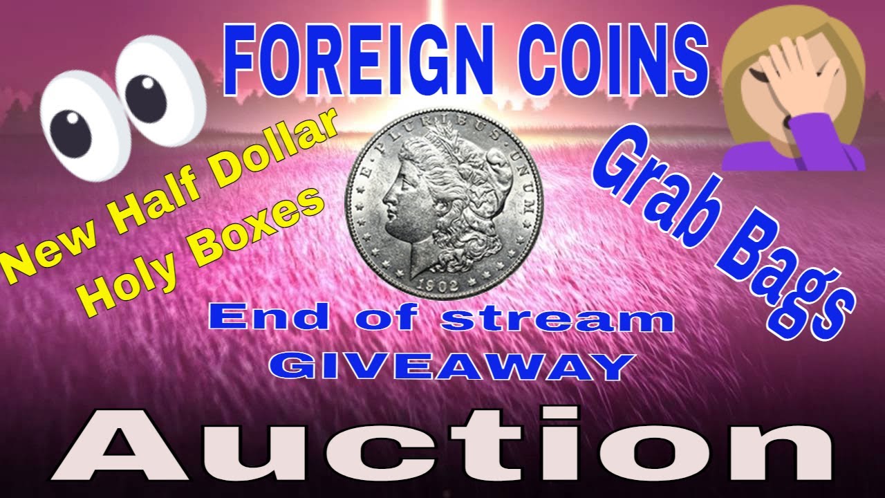 Auction and coin roll hunt with new holey boxes. - YouTube