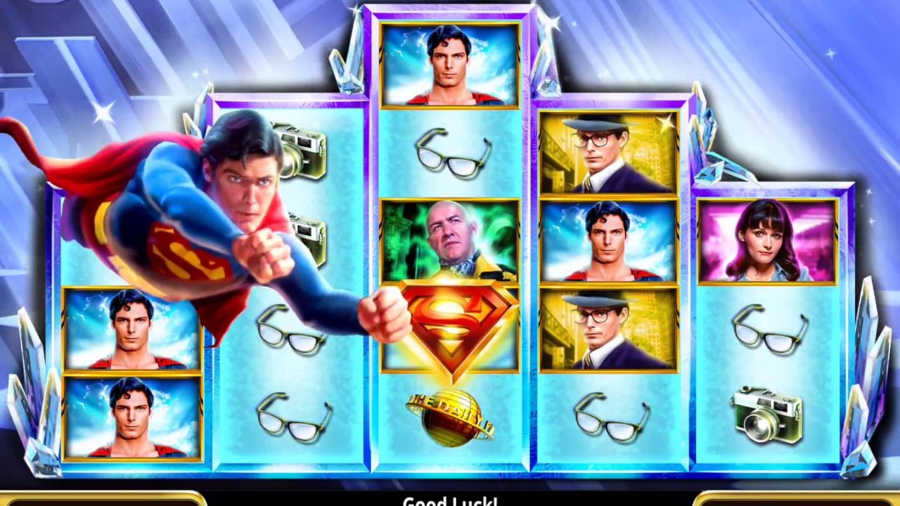 SUPERMAN: THE MOVIE Slot Machine Game with a FREE SPIN BONUS - YouTube