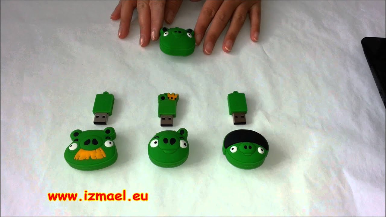 USB kľúč / Flash disk - ANGRY BIRDS - www.IZMAEL.eu - YouTube