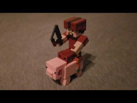 Minecraft Steve with pig - YouTube