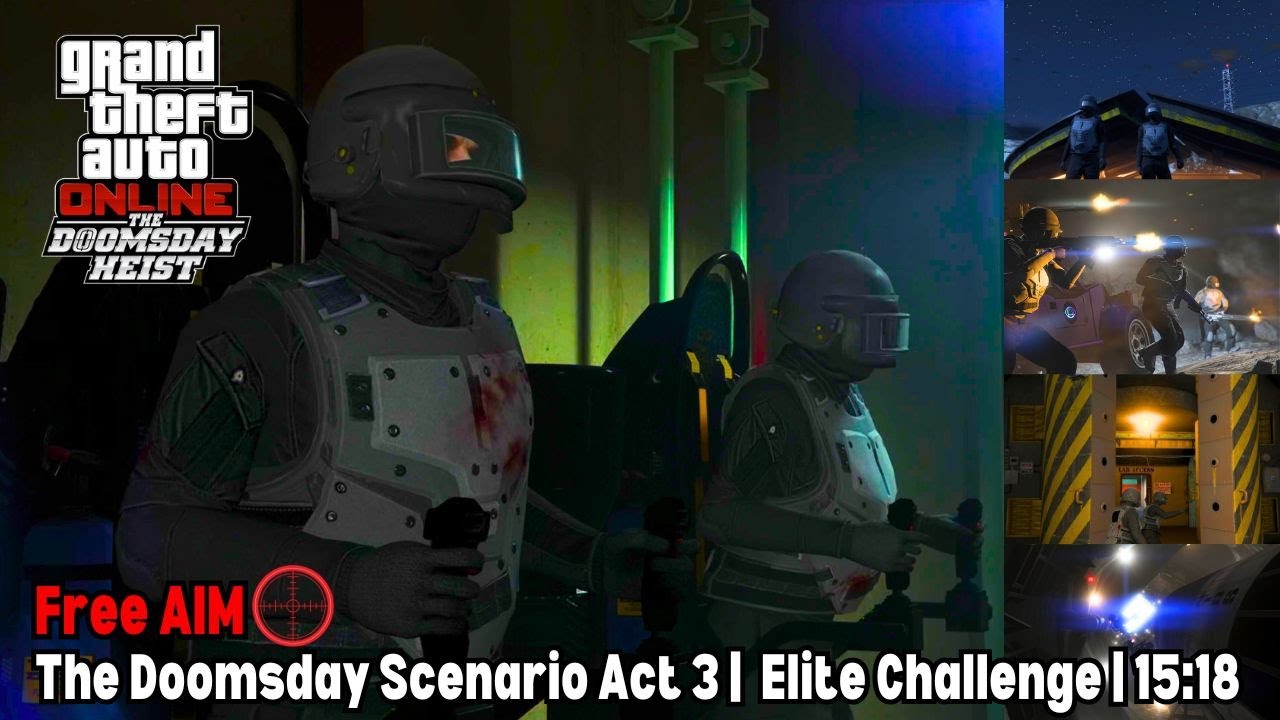 GTA Online - The Doomsday Scenario Act 3 | 2P Free AIM Elite Challenge ...