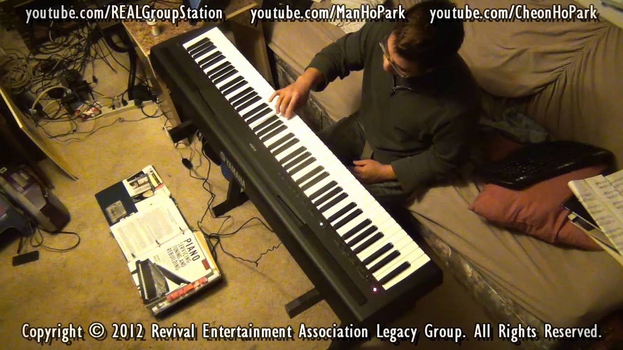 Yamaha Digital Piano P-95 Improv. Test + Ivory VSTi - YouTube