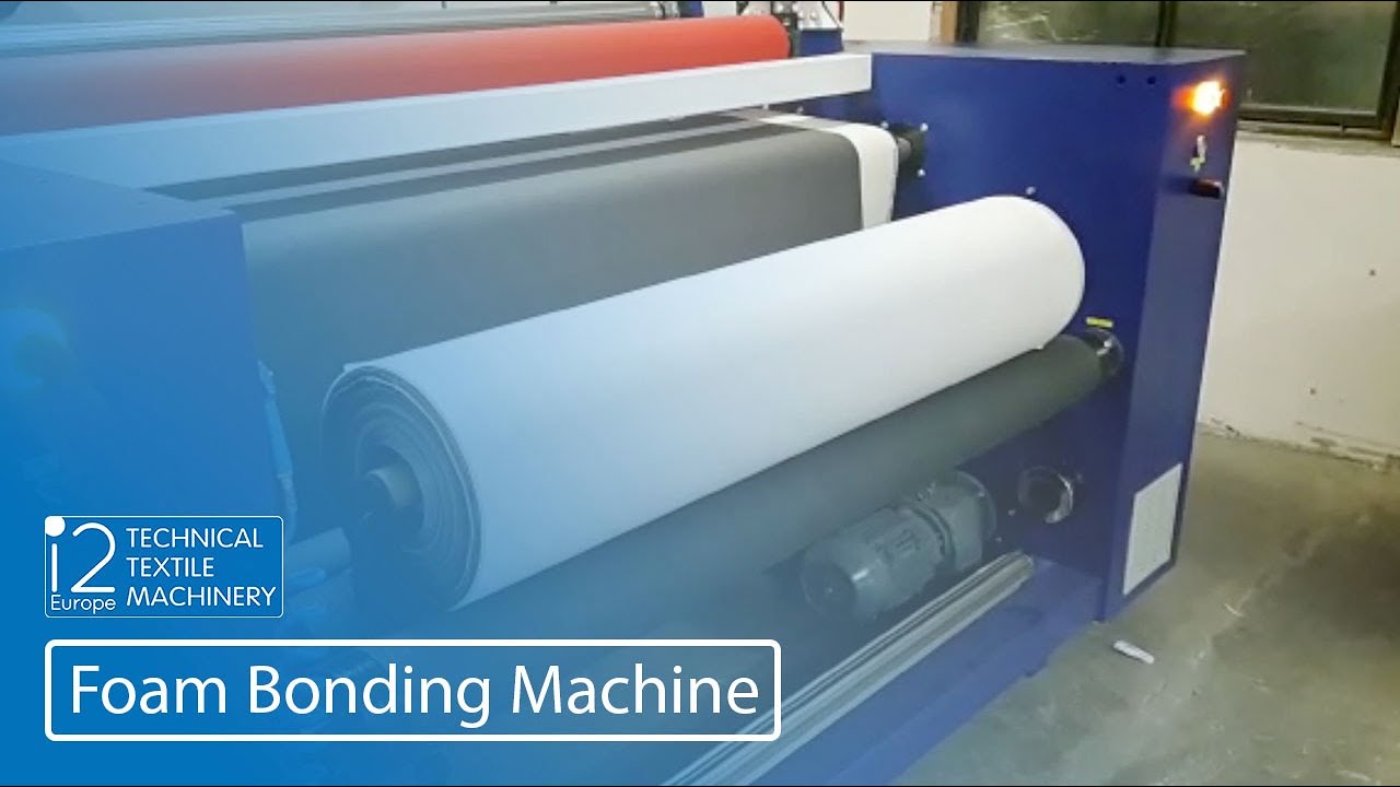Foam Bonding Machine - YouTube