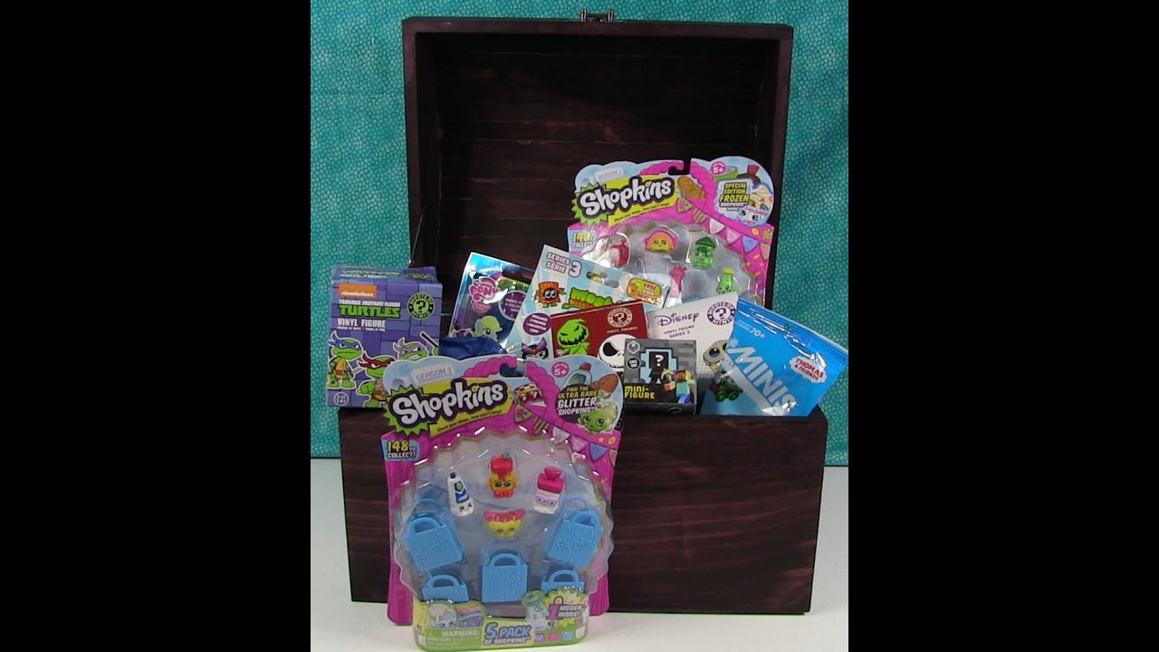 Blind Bag Treasure Chest Time Shopkins Minecraft Moshi Monsters & More ...