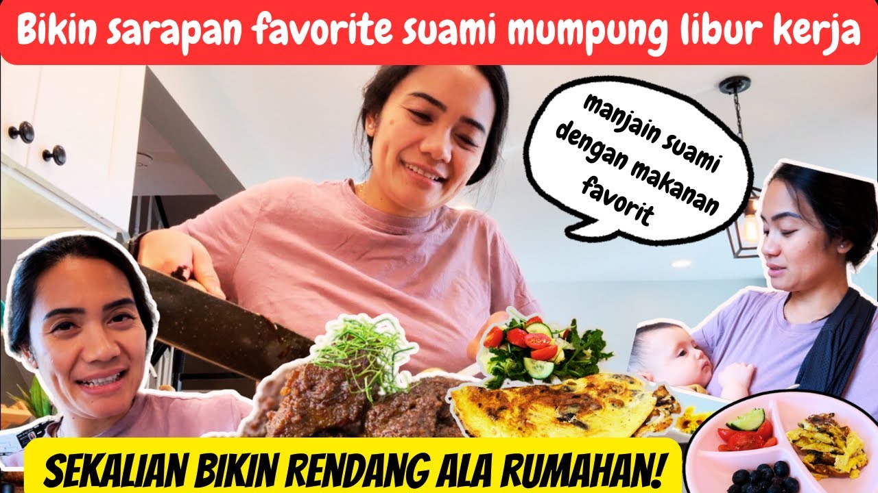 Manjain suami Masakin Rendang Ala rumahan sekalian bikin sarapan favorite mumpung libur kerja ...