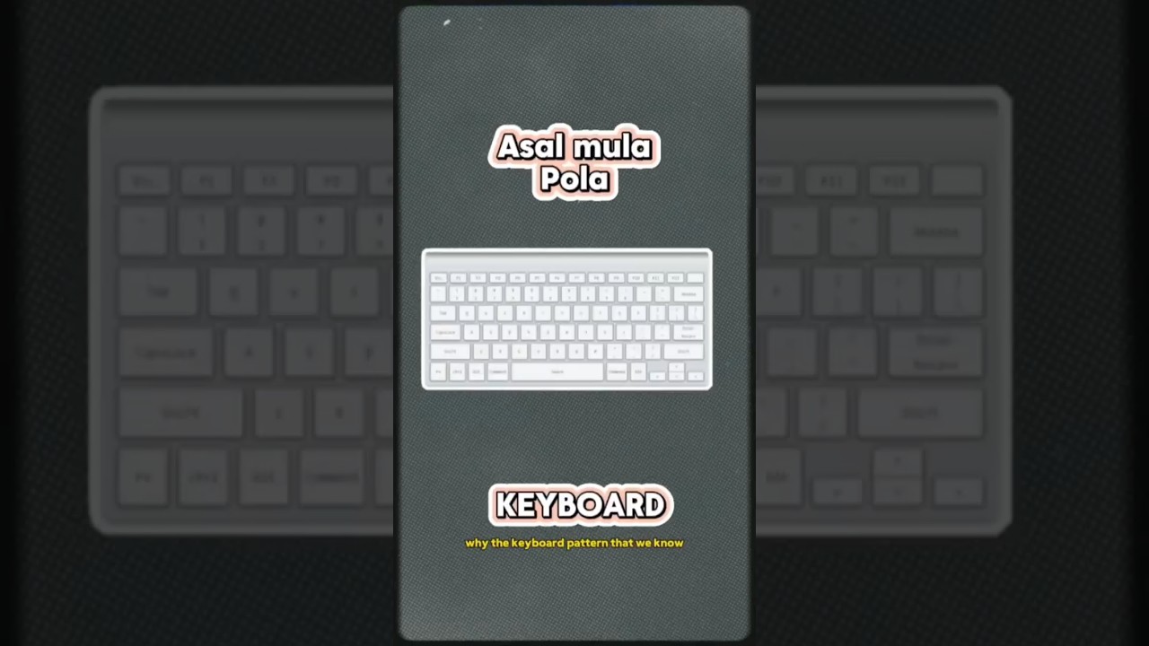 Asal mula susunan keyboard qwerty. #science #info #education #knowledge ...