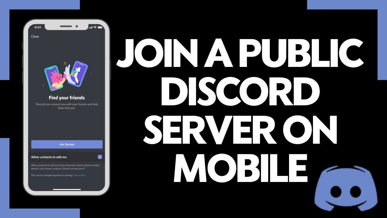 How To Join A Public Discord Server On Mobile (EASY & SIMPLE) - YouTube