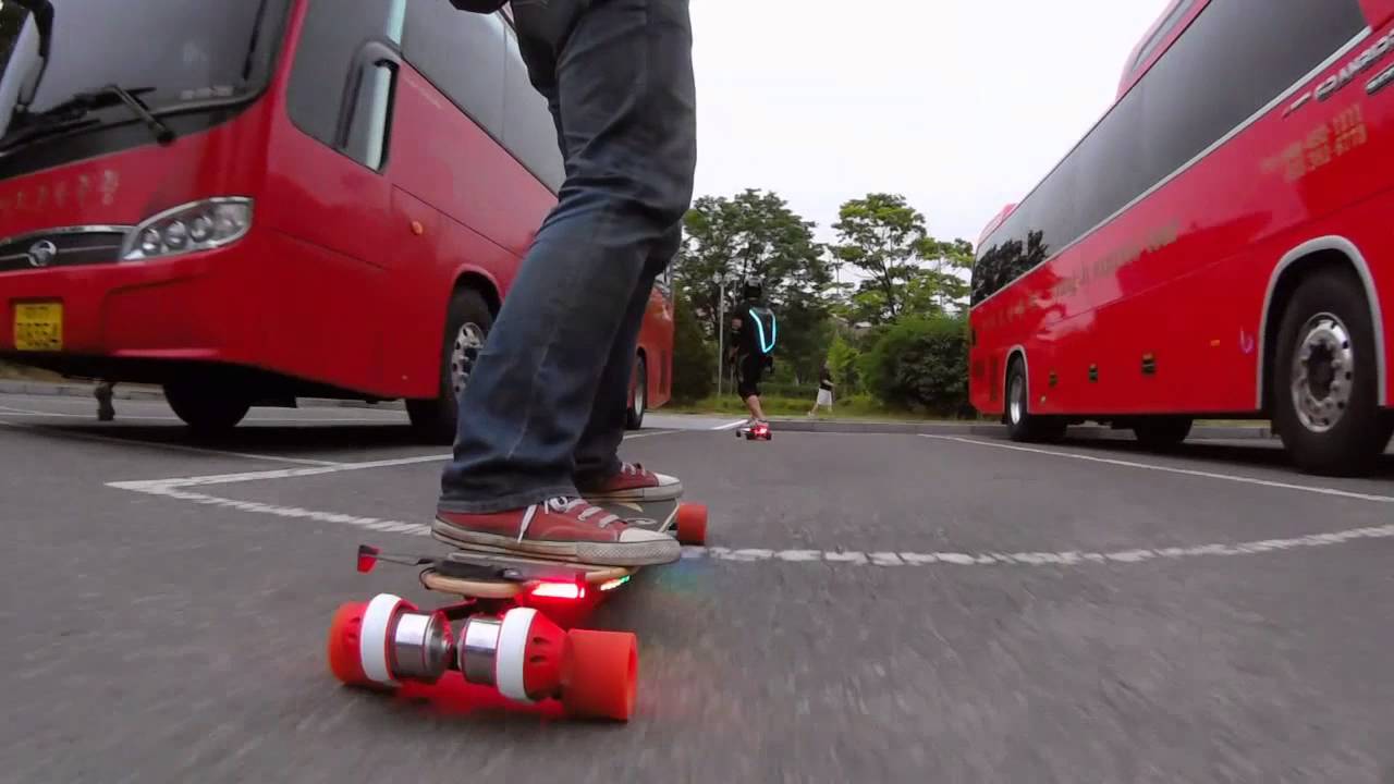 Electric LongBoard #036 T-board 전동보드 T보드 Tboard 티보드 - YouTube