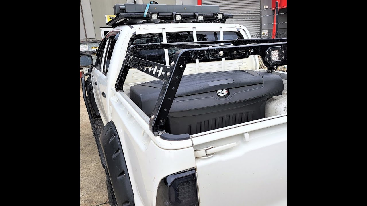 universal 4x4 lockable tub storage tool box compatible 4wd ute locking ...
