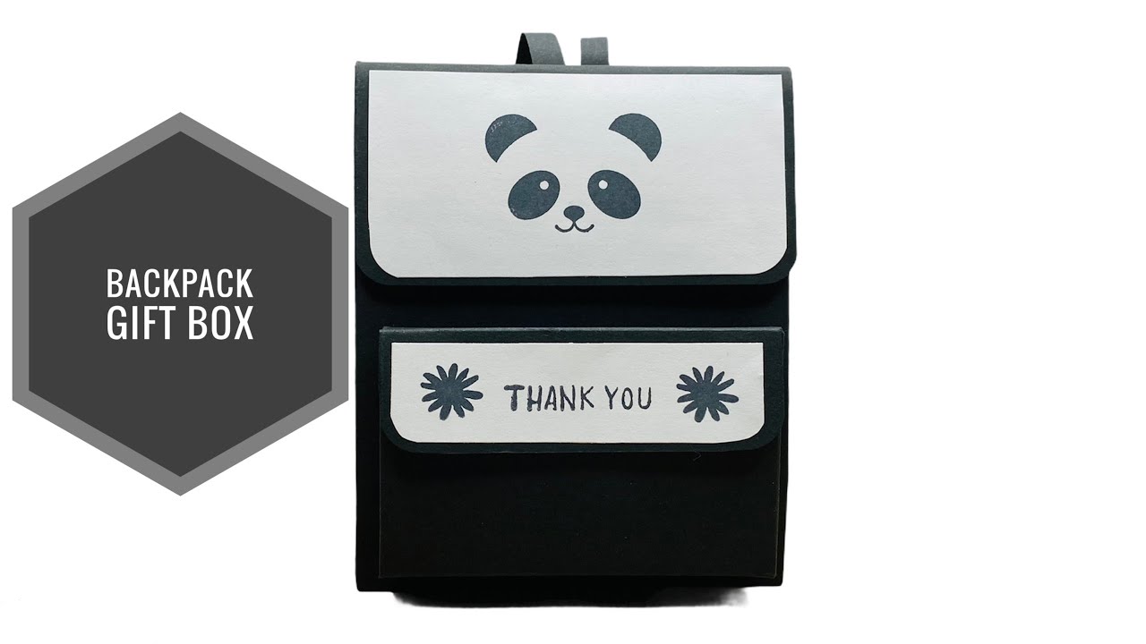 Backpack gift box - YouTube