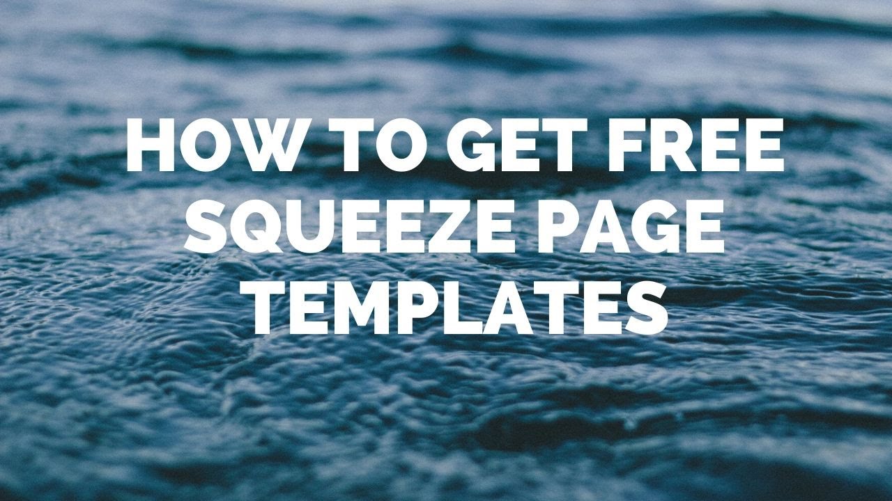 How To Get 42 FREE Squeeze Pages - YouTube