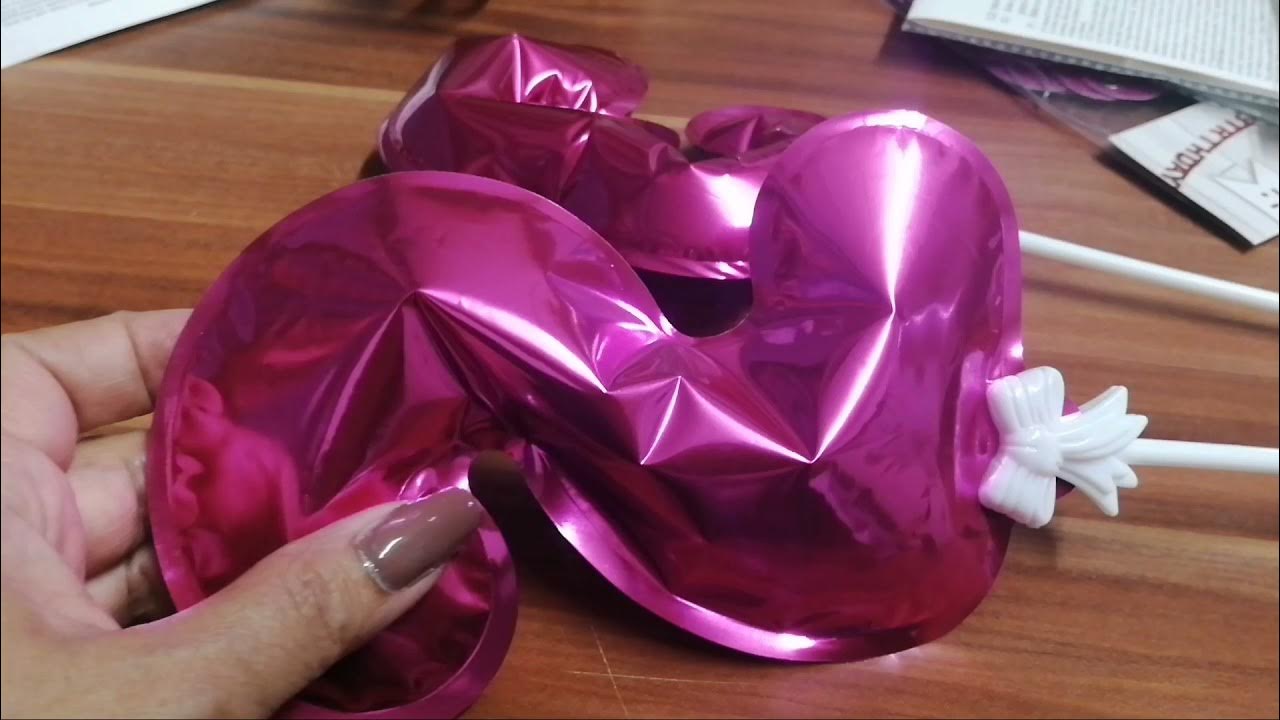 Easy self inflate foil balloons - YouTube
