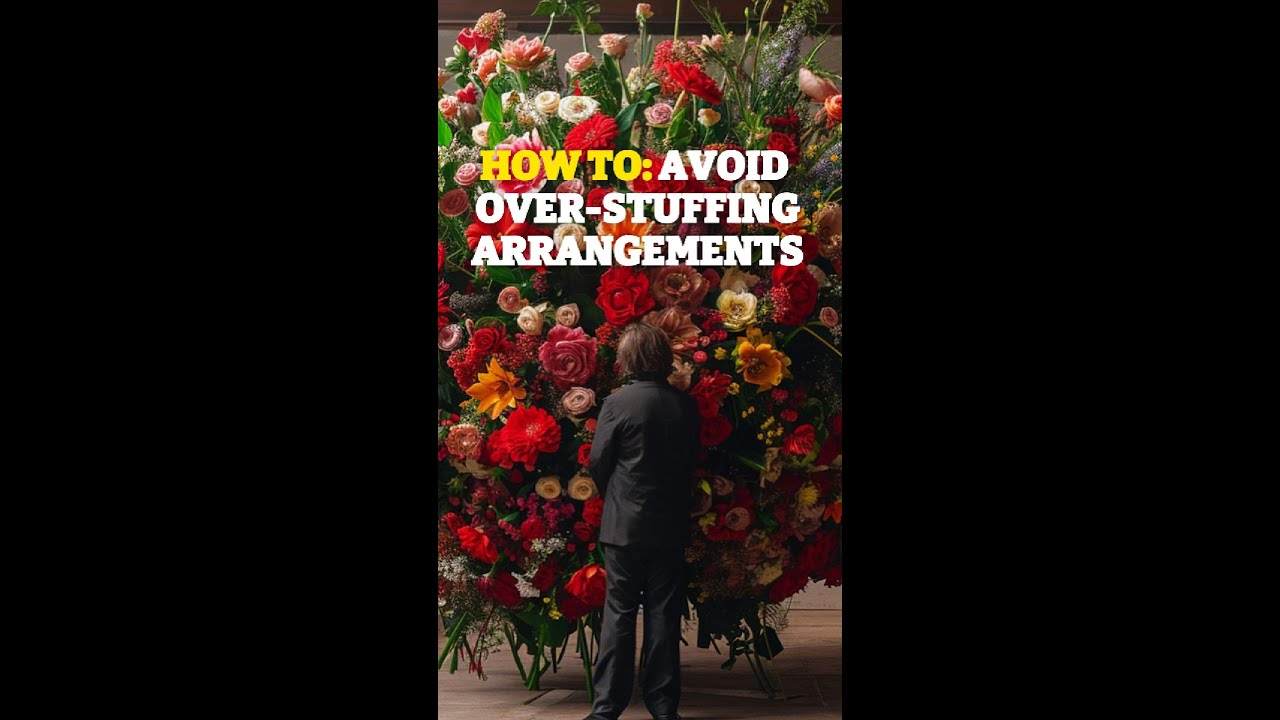 Florists: Here's Why You Need To Stop Overstuffing Arrangements. - YouTube