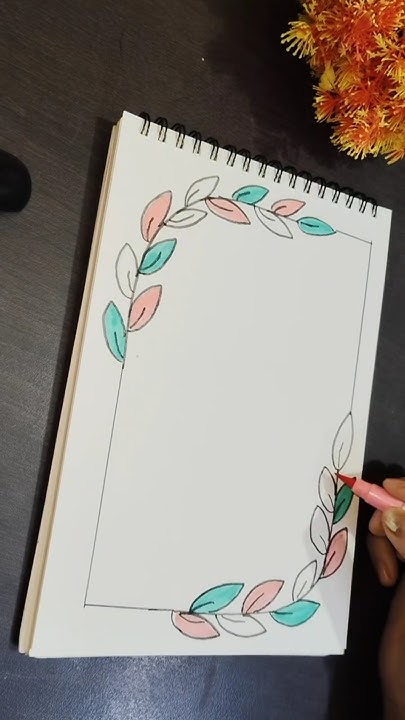 Notebook front page design making😱 #shorts - YouTube