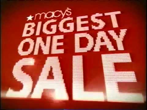November 2007 - Big 1-Day Sale at Macy's