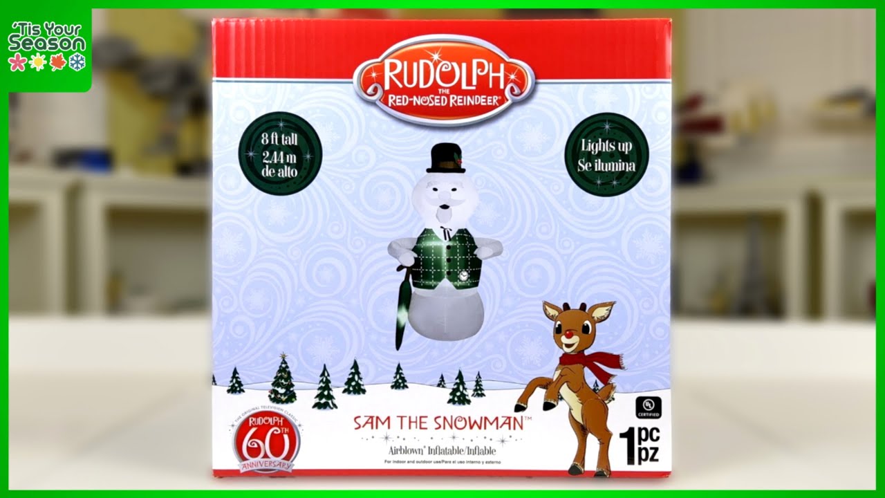 Sam The Snowman Free Shipping! Product Works 32 In. Incandescent Sam