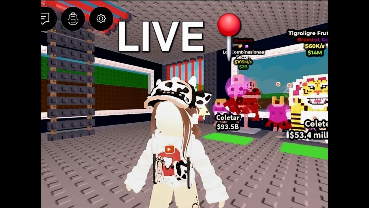 LIVE📍Evento Roube um Brainrot - YouTube