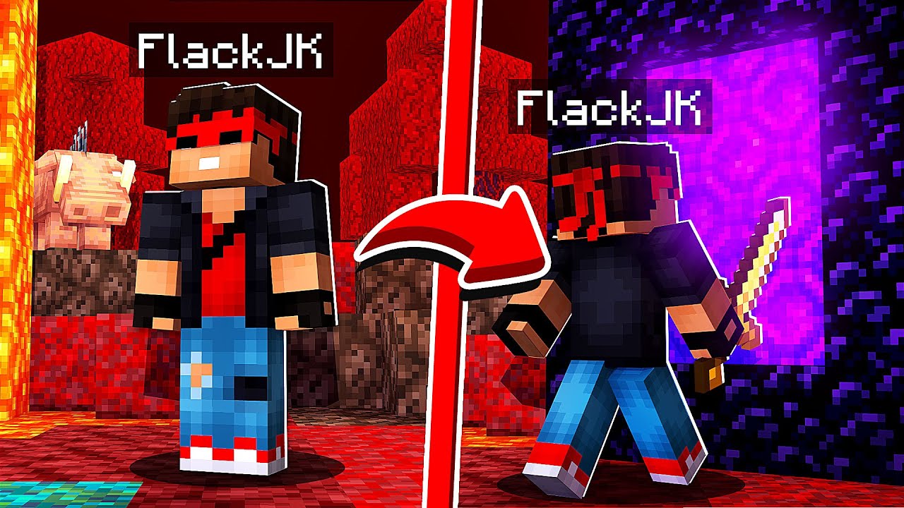 МАЙНКРАФТ но я начинаю в АДУ Майнкрафт 1 16 Адское Обновление 20w15a Youtube