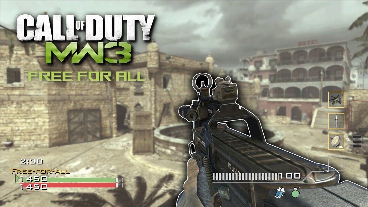CALL OF DUTY GAMEPLAY - MODERN WARFARE 3 FREE FOR ALL WITH P90 - YouTube