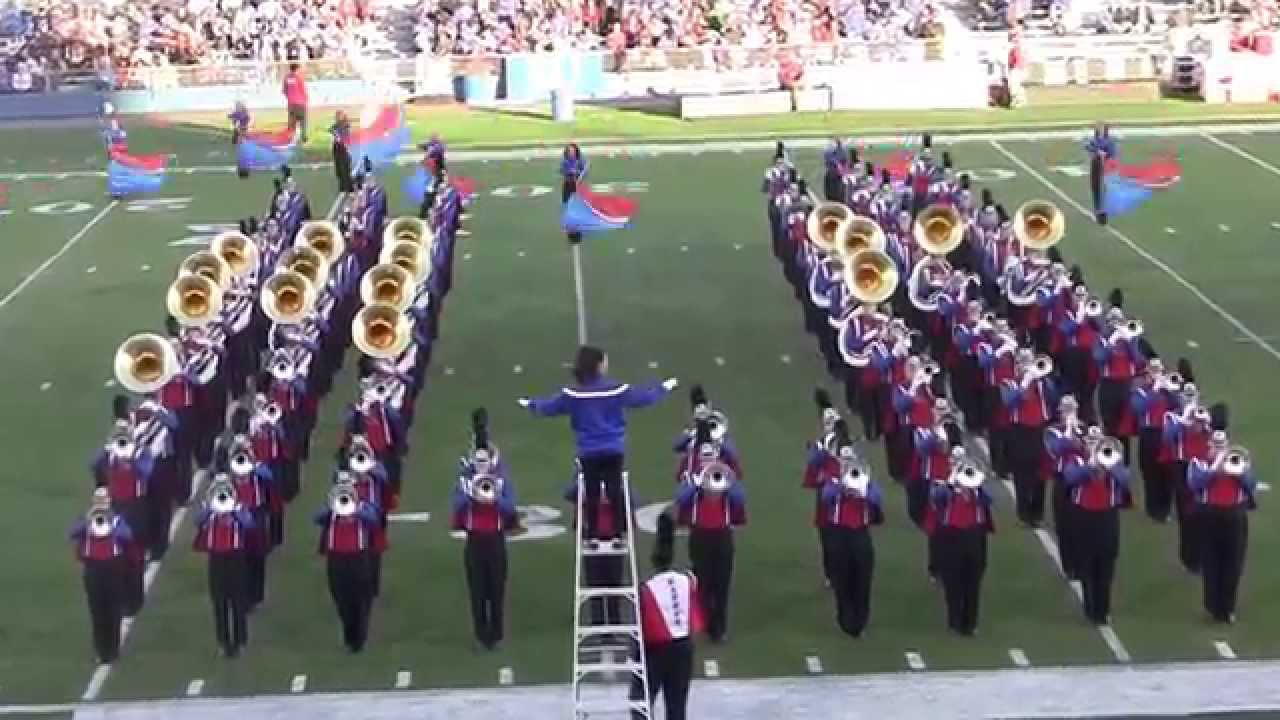 KU vs Iowa State - Marching Jayhawks halftime show - YouTube